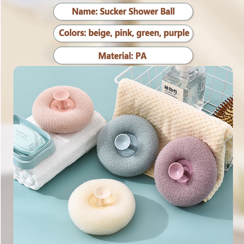 【New Model】Skin Friendly Shower Ball/Exfoliating Shower Ball/Soft ...