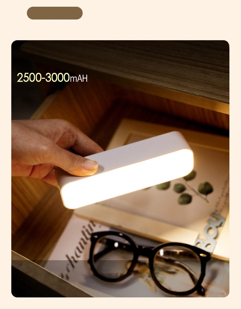 LED Smart Sensor Night Light Magnetic Adsorption USB Rechargeable ...