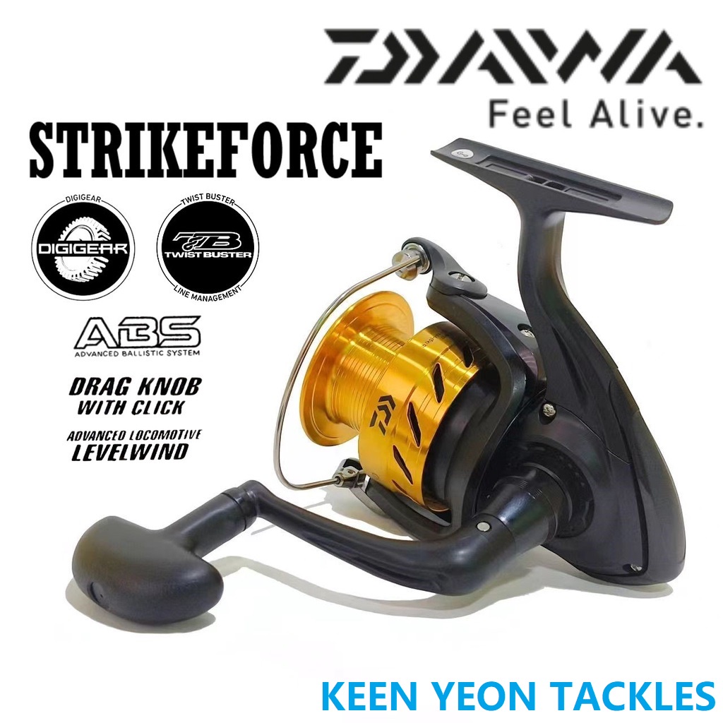 DAIWA STRIKEFORCE FISHING REEL ( SPINNING ) | Shopee Singapore
