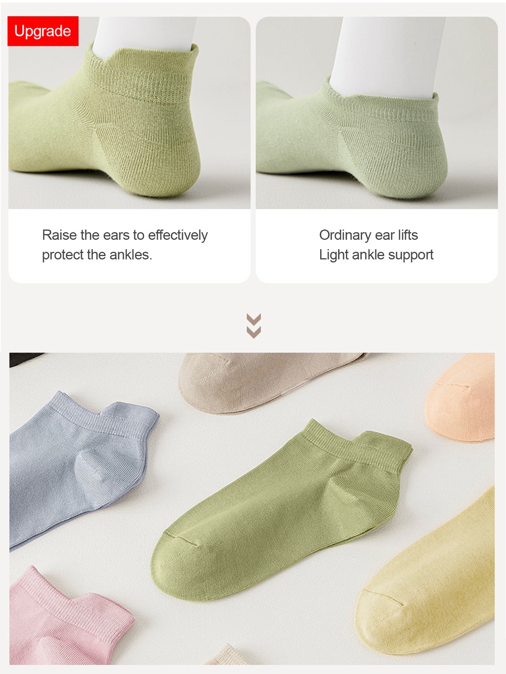 New Pure Colour Women Socks Casual Breathable High Quality Ankle Sock ...