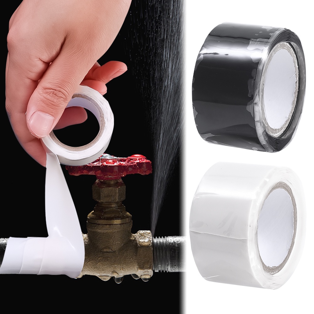 Self Fix Tape Duct Insulating Tape / Outdoor Garden Stop Leaks Sealed ...