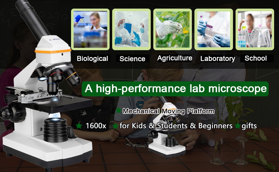 Portable adjustable multi-purpose composite single tube microscope ...