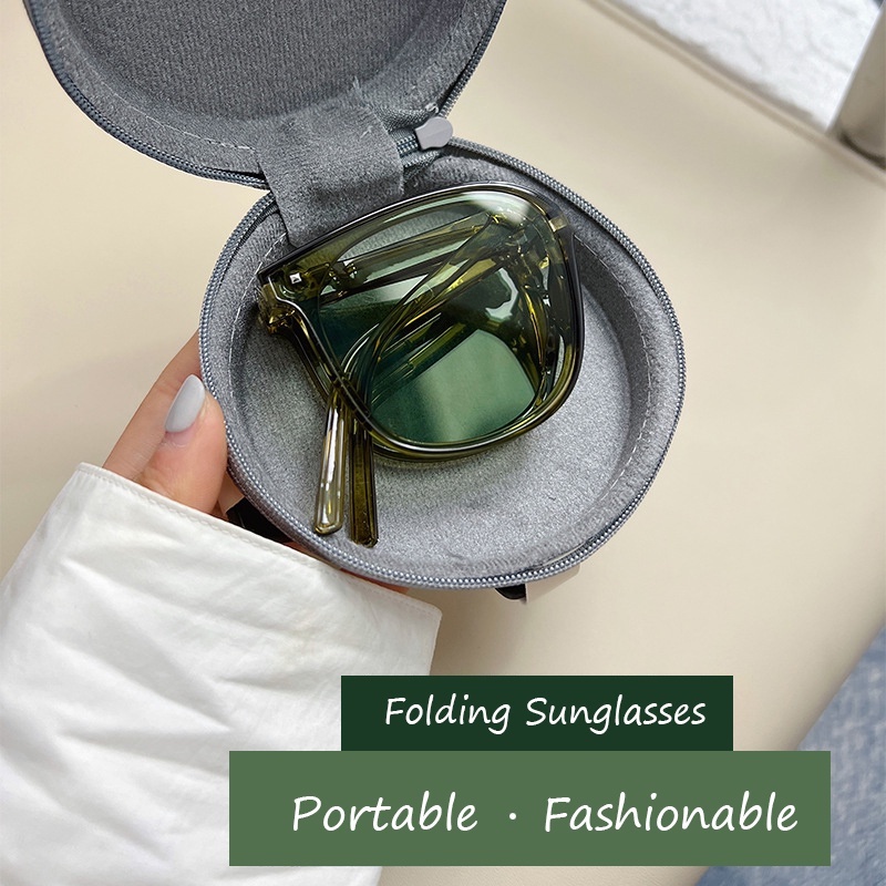 Folding Sunglasses for Women New Polarized Sunglasses Sunscreen Trend Sunglasses PolarizeOutdoor ...
