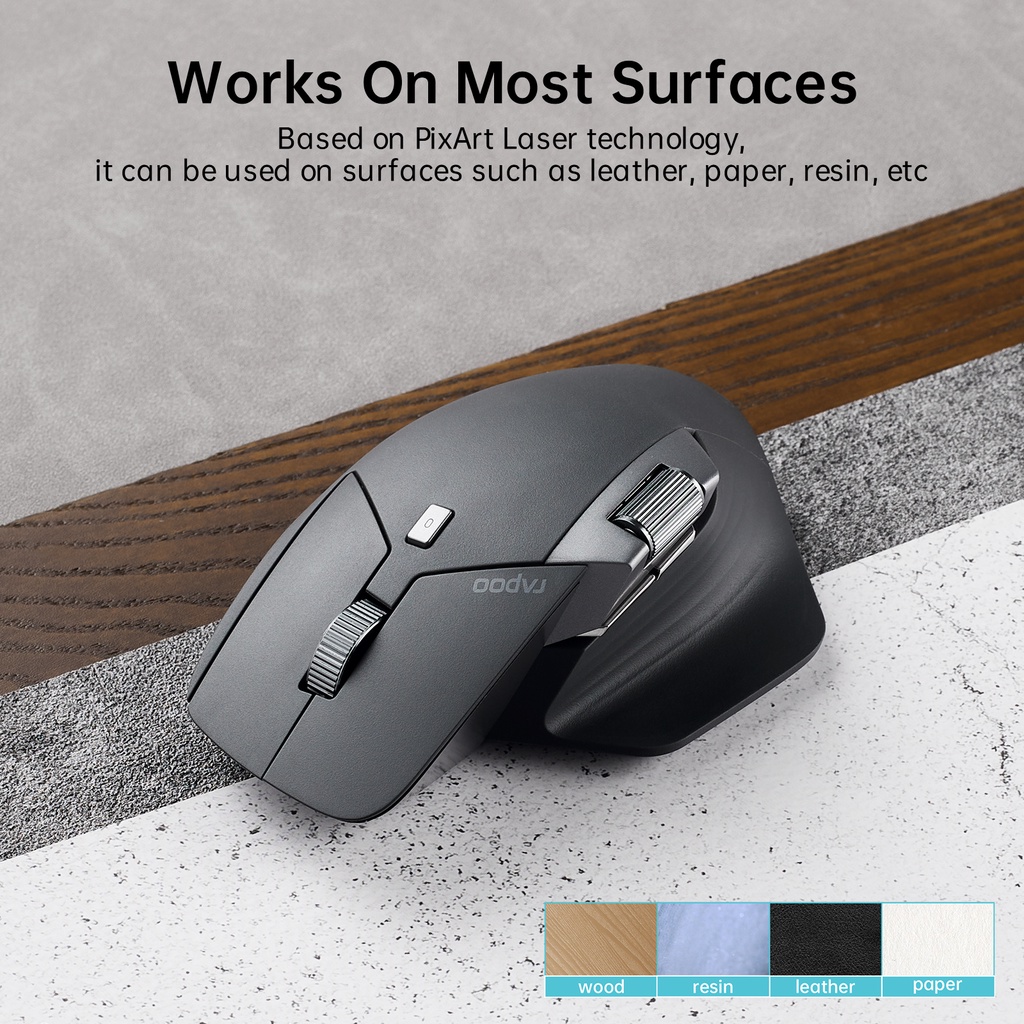 Rapoo MT760L/MT760/MT760mini Rechargeable Multi-mode Wireless Mouse ...