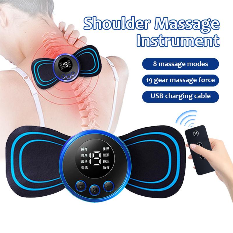 Electric Pulse Neck Massager Cervical Back Muscle Pain Relief Tool ...