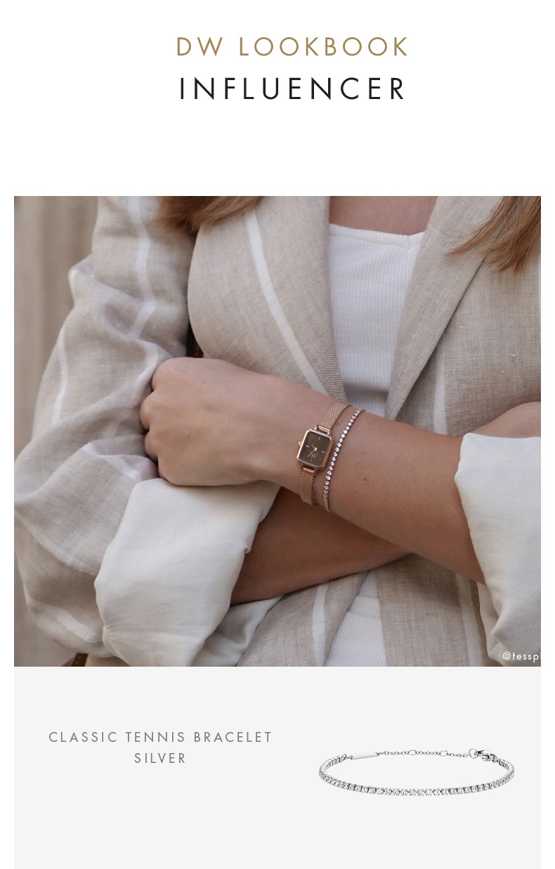 Daniel Wellington Classic Tennis Bracelet Rose gold / Siver / Gold ...