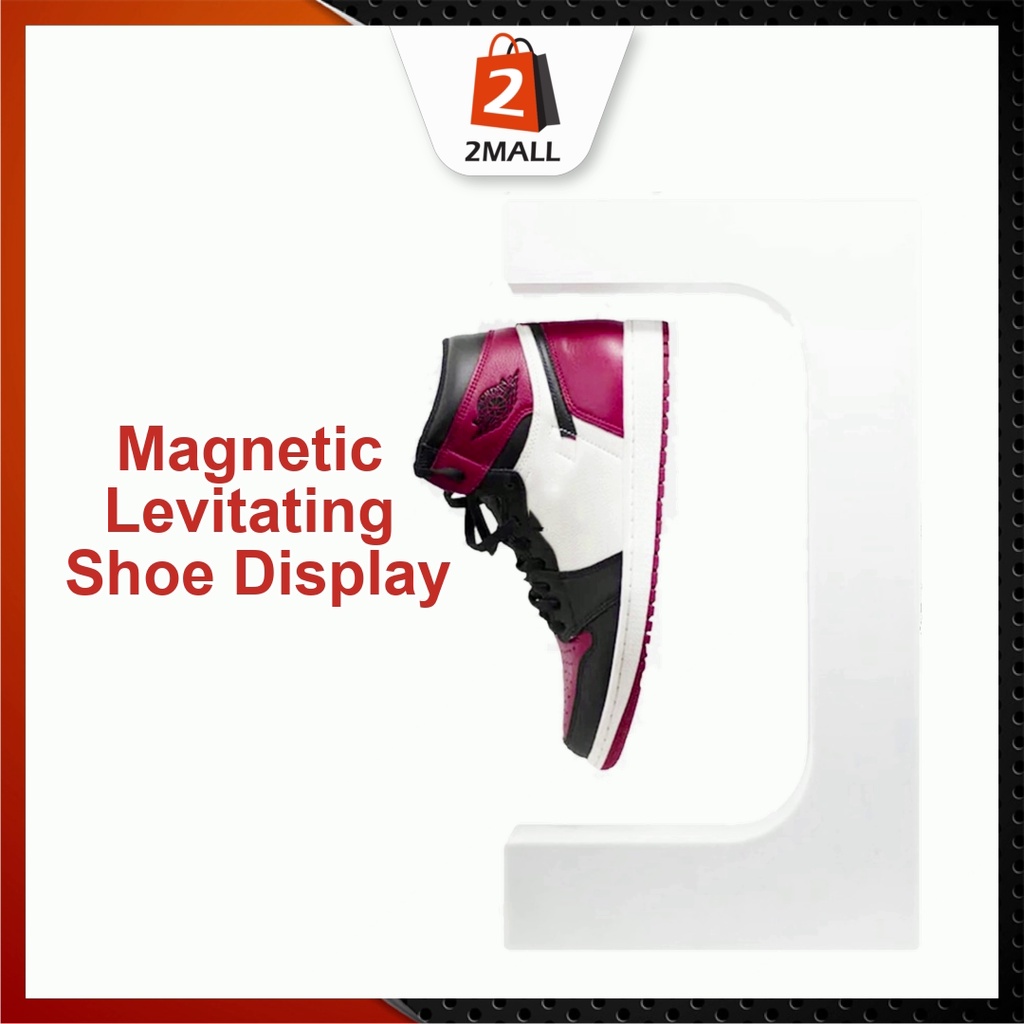 2MALL Magnetic Floating Shoe Display Stand Levitation Sneaker Holder ...