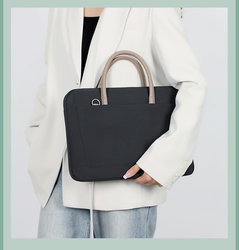 Laptop Bag Waterproof Shockproof Shoulder Laptop Briefcase Protective ...