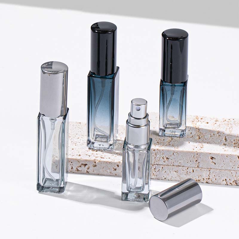5ml 10ml Refillable Perfume Empty Bottle Mini Glass Press Type Spray ...