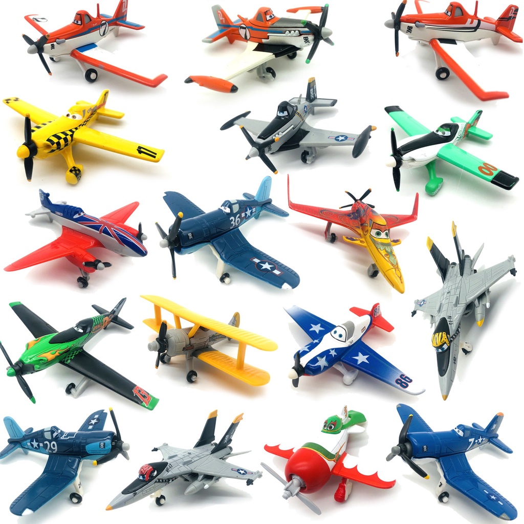 Pixar Cars Model Planes Diecast Metal Model Toy Dusty Airplane Plane 1: ...