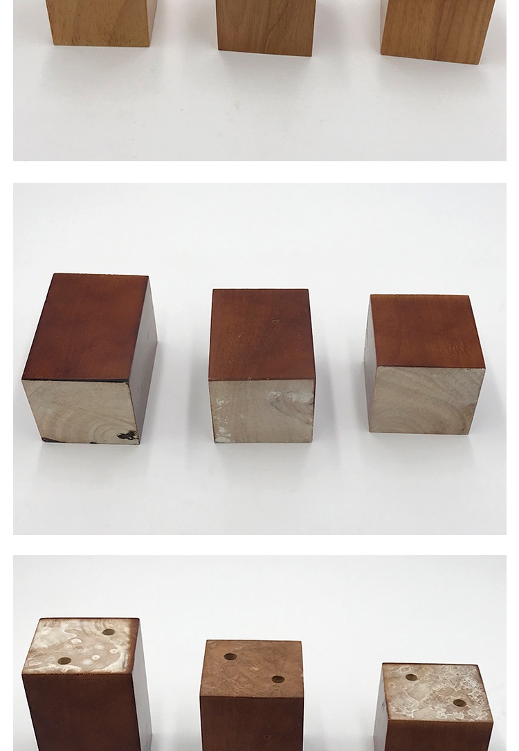 Solid wood bed legs support feet, sofa height, cushion height, chair ...