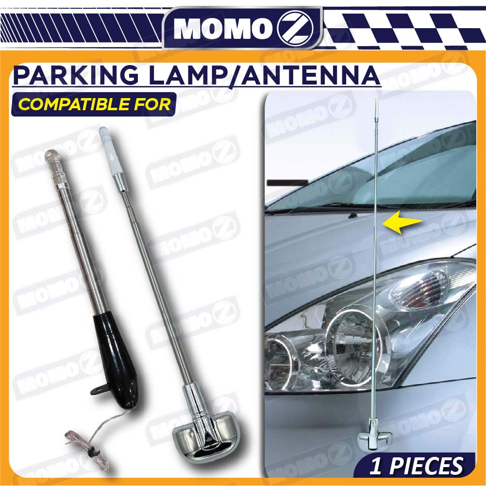 Car Parking Lamp LED Antenna With Lights Corner Lamp Antenna Universal ...