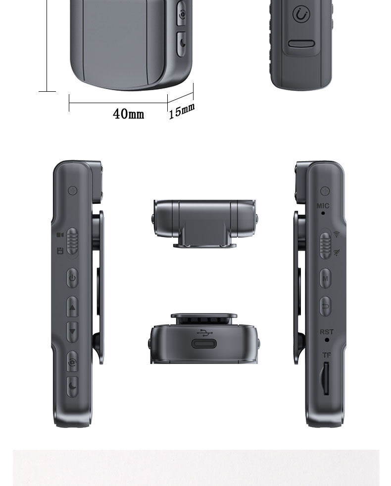 4K HD WIFI Mini Camera Portable Wearable Digital Video Recorder Body ...