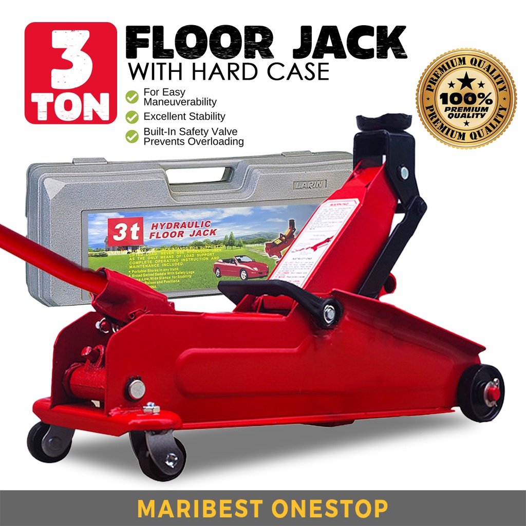 3 Ton Floor Jack With Hard Case Hydraulic Car Jet Jack Kereta Jack ...