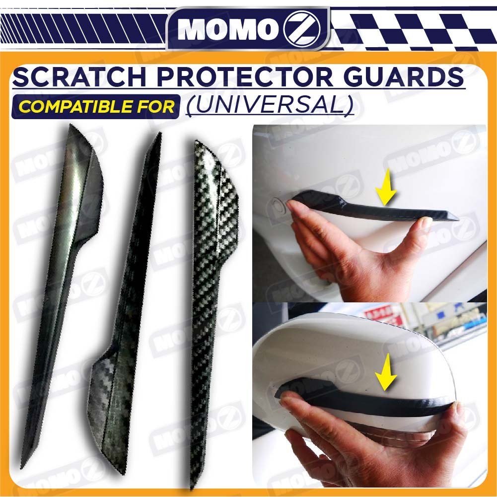 Car Universal Lip Bumper Protector Guard Anti-Scratch Sticker Carbon 3D ...