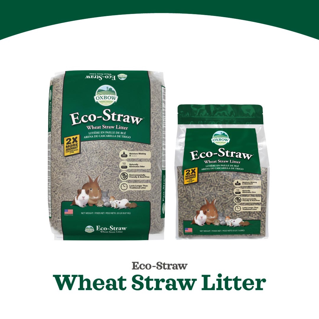 Oxbow Eco-Straw Wheat Straw Litter for Small Animal | Chinchillas Rats ...
