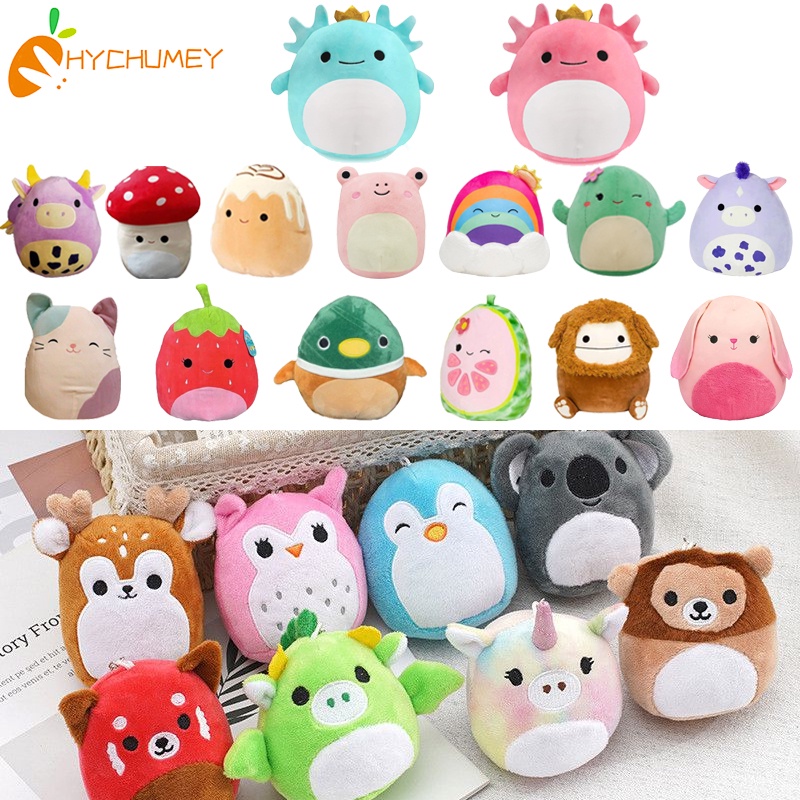HYC Humey Squishmallows Stuffed Plushie Toys Axolotl Teal Green Pink ...