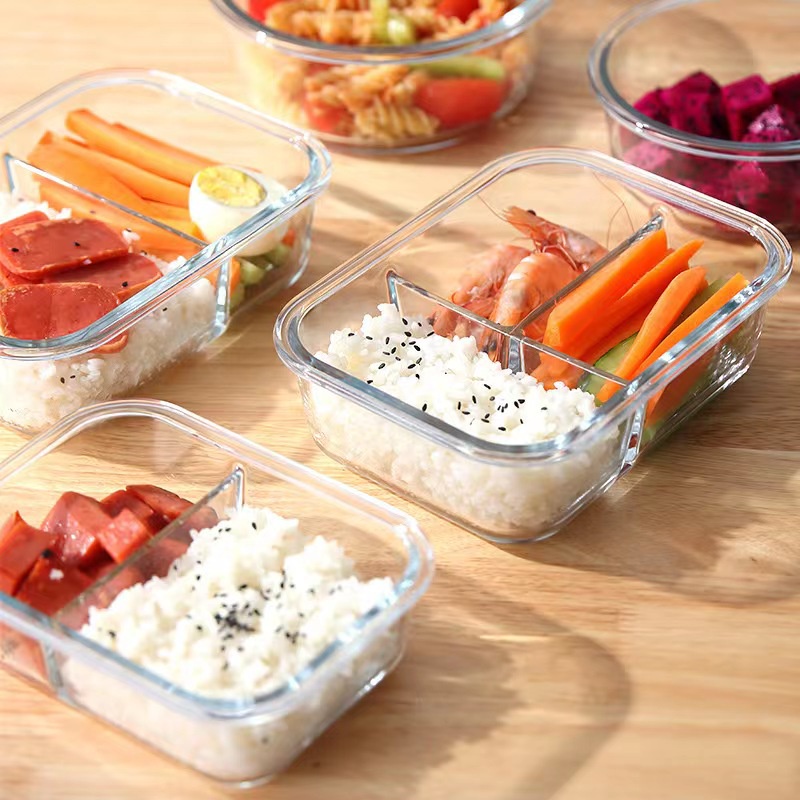 【PLAYFUL】Tupperware Food Container Heat Resistant Glass Microwave ...