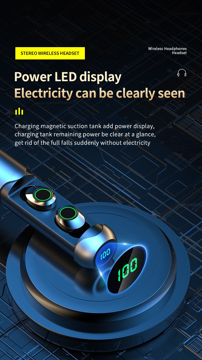 Vitog New Wireless Earphone BQ40 5.3 Bluetooth In-ear Headphones TWS ...