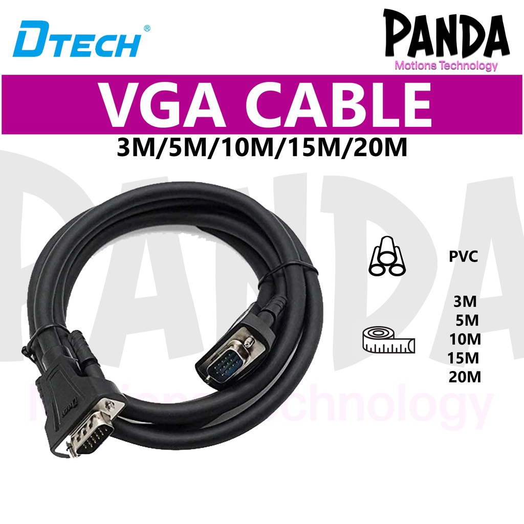 VGA Cable (3M/5M/10M/15M/20M) | Shopee Singapore