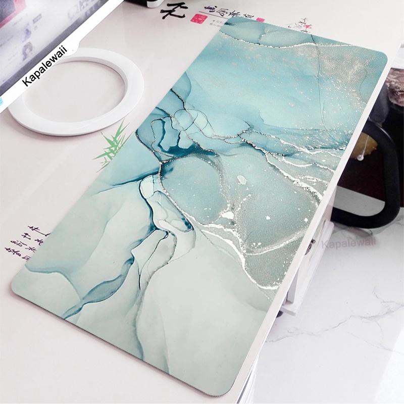 900x400 Colorful Marble Mouse Pad HD Pattern Large Computer Mousepad ...