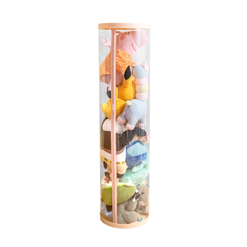 【IN Stock】Zipper Doll Storage Tube PVC Plush Toy Doll Muppet Bucket ...