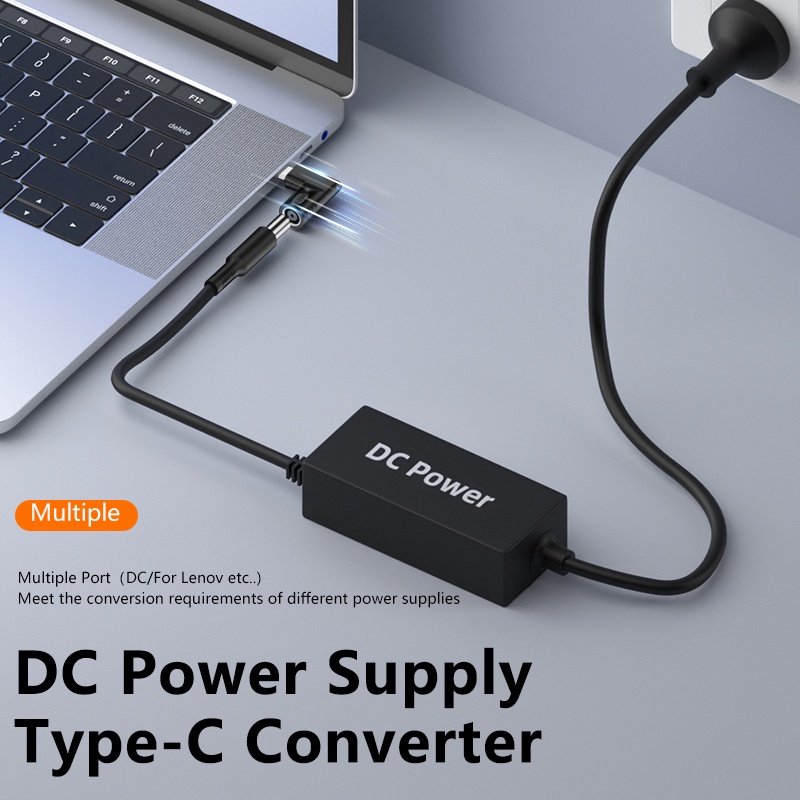 DC to USB C PD 65W Power Adapter Converter 5.5X2.5 7.4X5.0 4.5X3.0mm ...