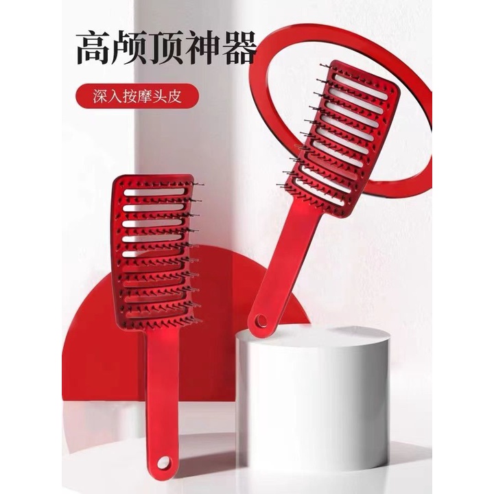 [Genuine Product Ready Stock] Tik Tok Same Style Big Curved Comb Ribs ...