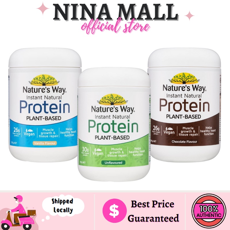 Nature's Way Instant Natural Protein Powder Vanilla / Natural ...