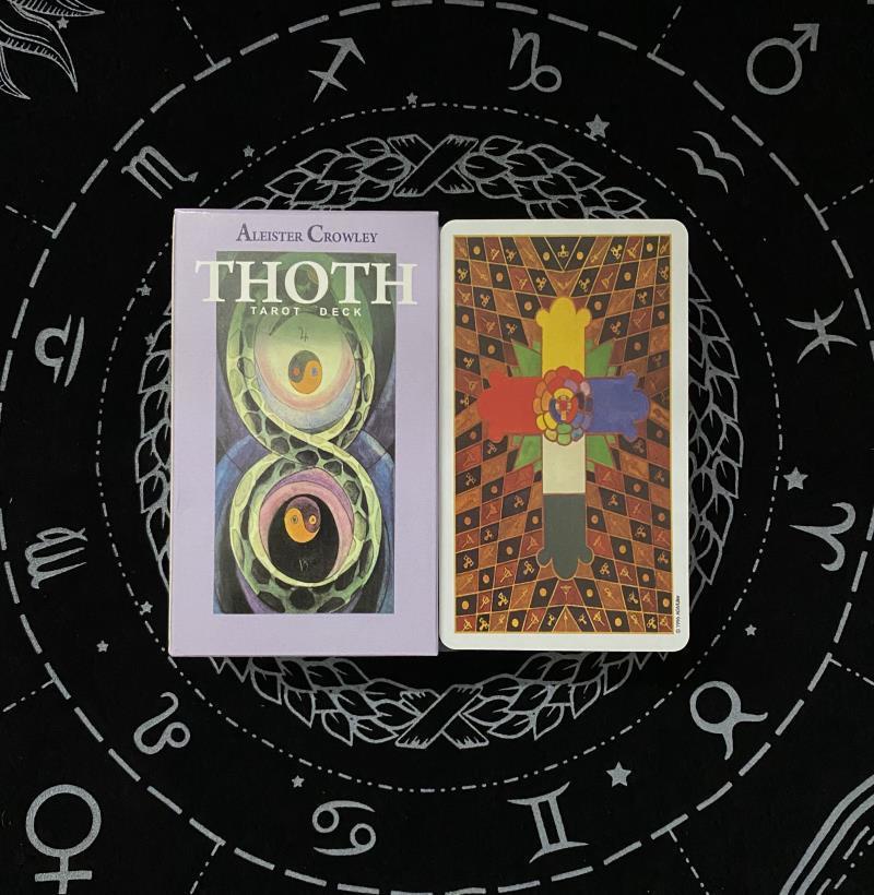 Alester crowley thoth Tarot deck Cards | Shopee Singapore