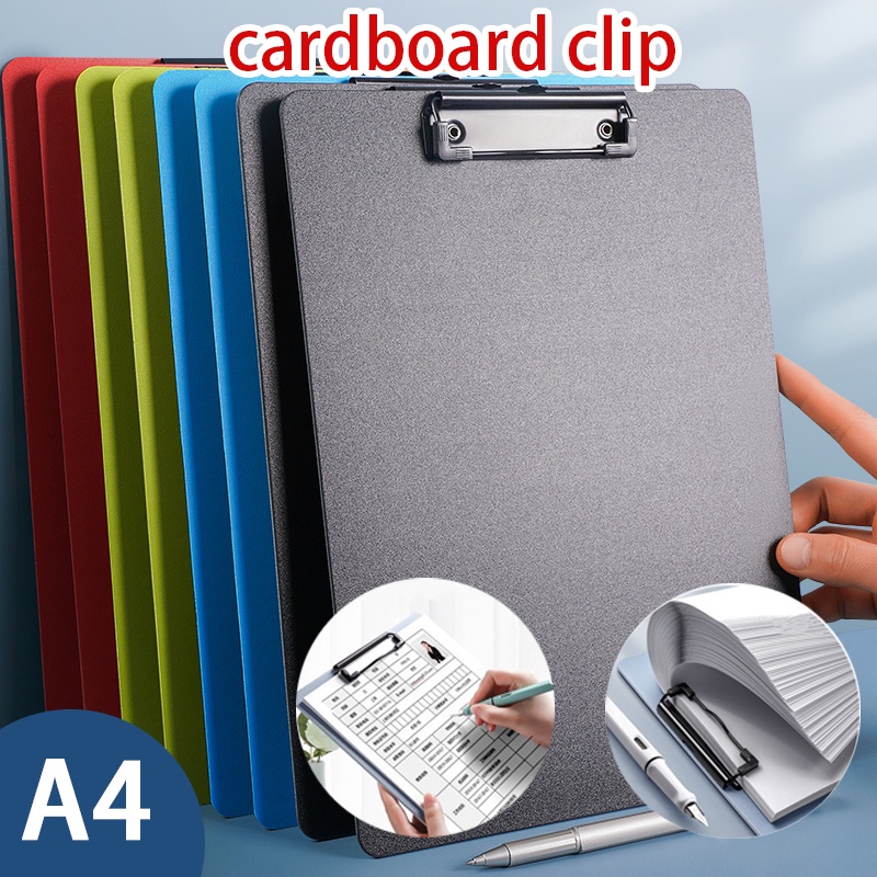 A4 Folder Vertical Cardboard Clip Writing Clip Writing Pad Clip ...