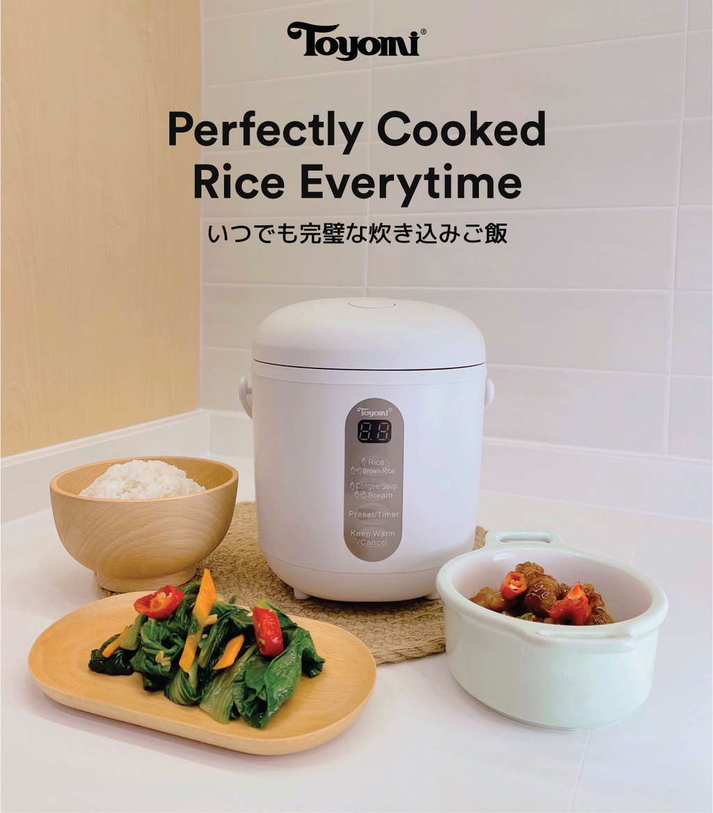 TOYOMI 0.3L Micro-com Mini Rice Cooker RC 919 | Shopee Singapore