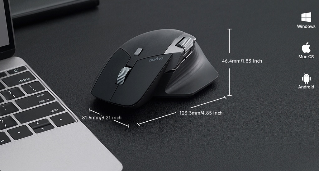 Rapoo MT760L/MT760/MT760mini Rechargeable Multi-mode Wireless Mouse ...