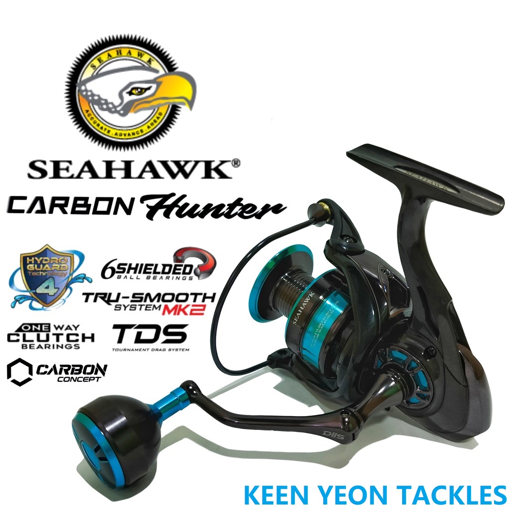 SEAHAWK CARBON HUNTER FISHING REEL ( SPINNING ) | Shopee Singapore