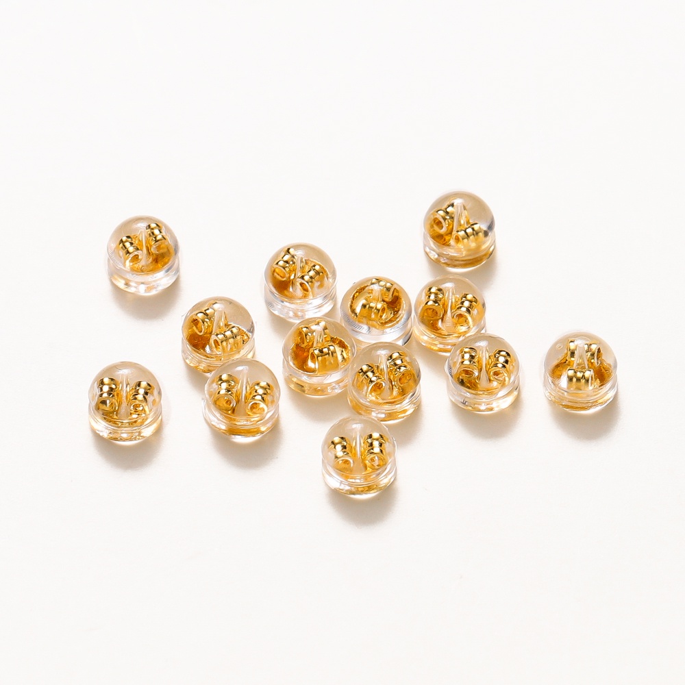 St. kunkka 20pcs 4.5 * 5.5mm Plated 18K Color-Preserving Real Gold ...