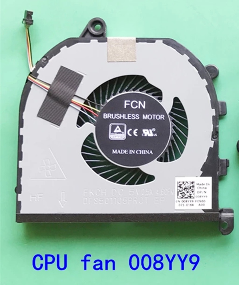 New laptop CPU GPU fans for Dell Precision 5530 M5530 XPS 15 9570 ...