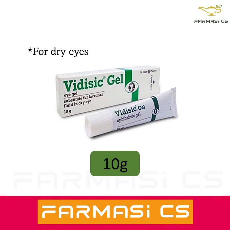 Vidisic Eye Gel 10g EXP:09/2027 [ For Dry Eyes Lacriminal Fluid ...