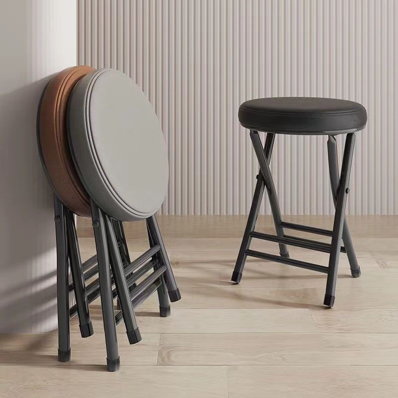Folding Stool, Household Circular Stool, Fashionable And Thickened ...