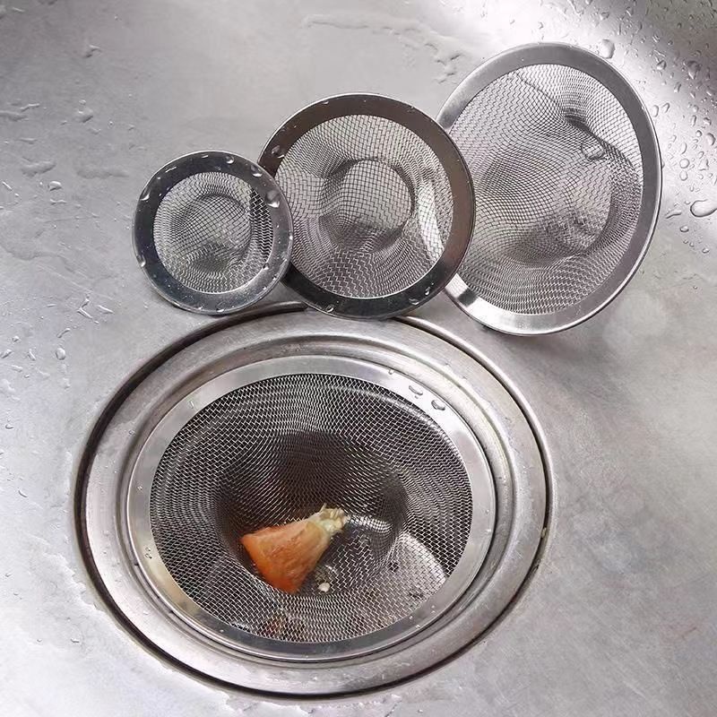 Stainless Steel Drain Filter with Handle / Bathroom Sink Strainer Hair ...