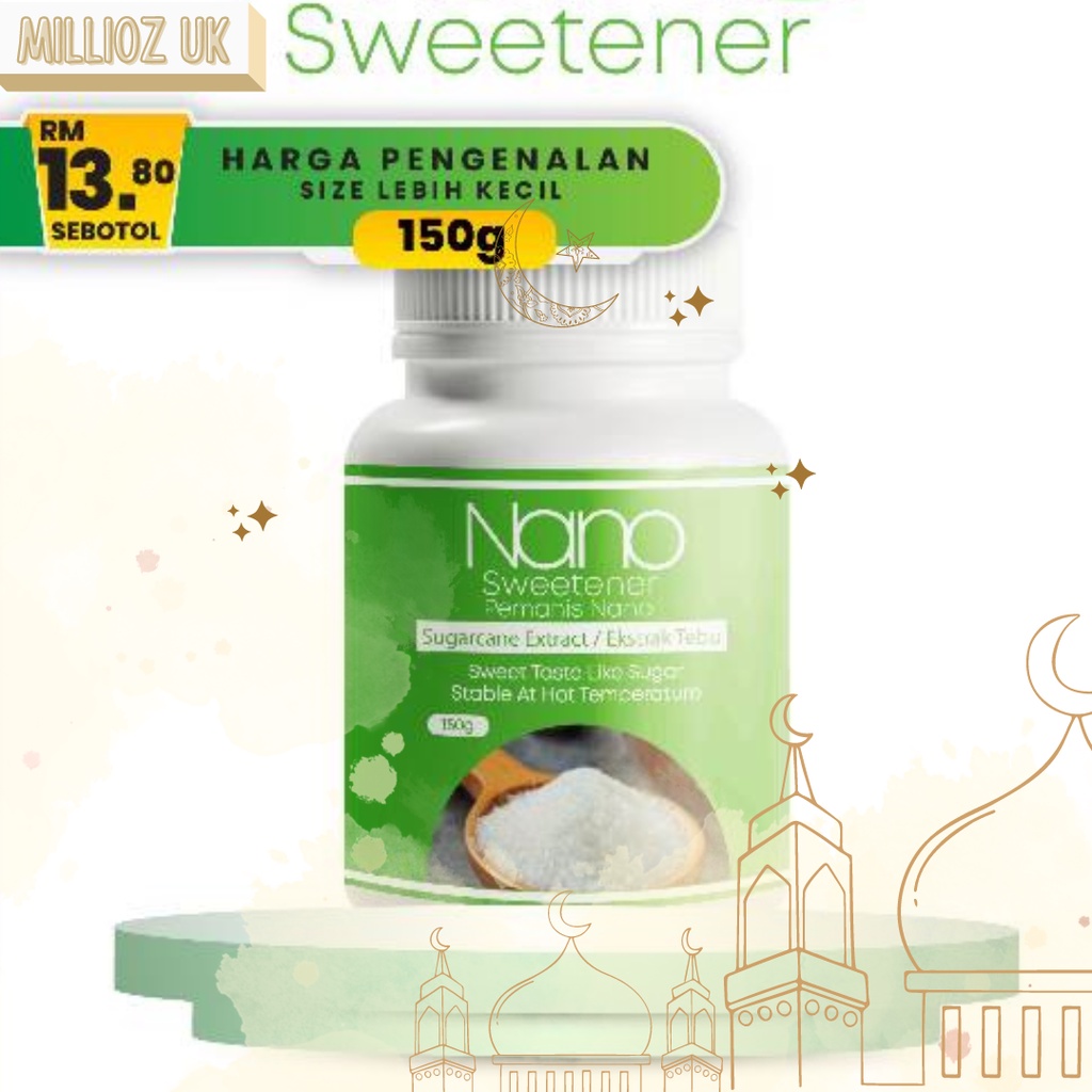 Hijrah Nature Herbs Nano Sweetener Herbal Diabetic Friendly Sugar