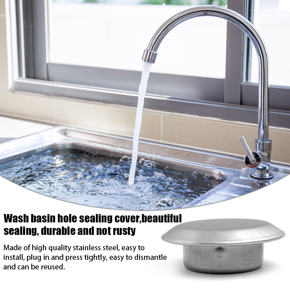 Stainless Steel Sink Sealing Cover / Anti-leakage Water Sealed Cap ...