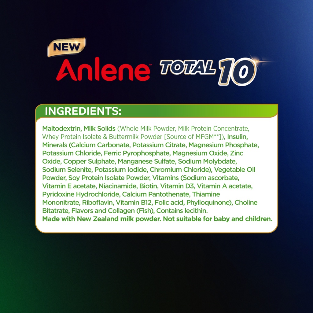 Anlene Total 10 Nutritional Powder Beverage 800g | Shopee Singapore
