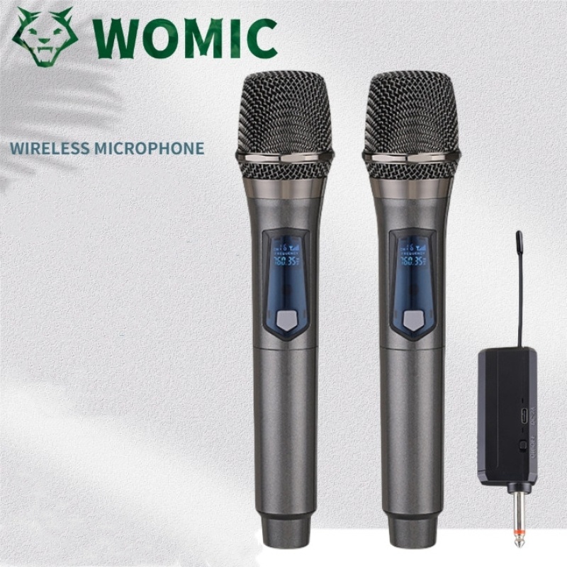 Wireless Microphone Rechargeable Fixed Frequency UHF 30m Range Wireless ...
