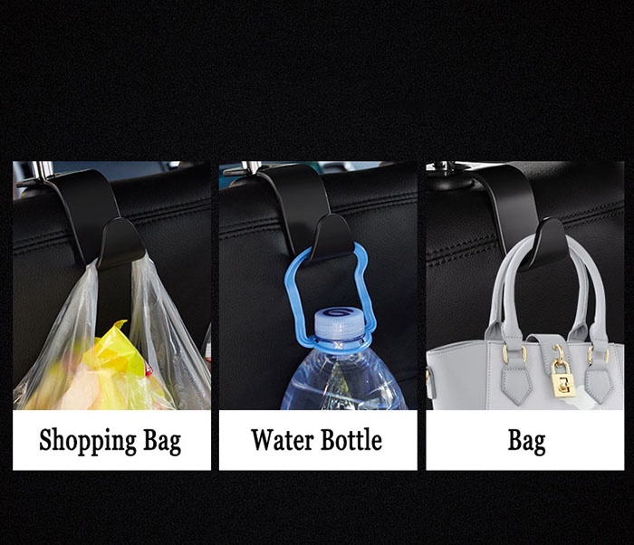 FEELING🔥4PCS Car Seat Back Hook Hanger,Car Organizer,Universal Portable ...