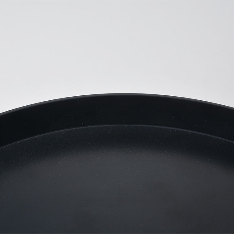 EISHO Round Black and White Decorative Tray Storage Storage Tray ABS ...