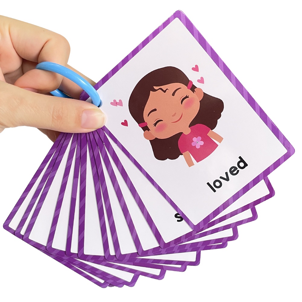 15 Cards My Emotion Feeling Vocabulary Words Cards Learning English ...