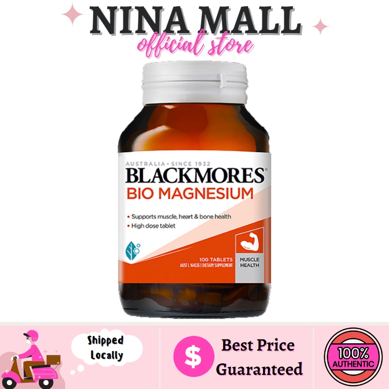 [SG l Authentic] Blackmores Bio Magnesium Tab 50 I 100s [Nina.Mall.sg ...
