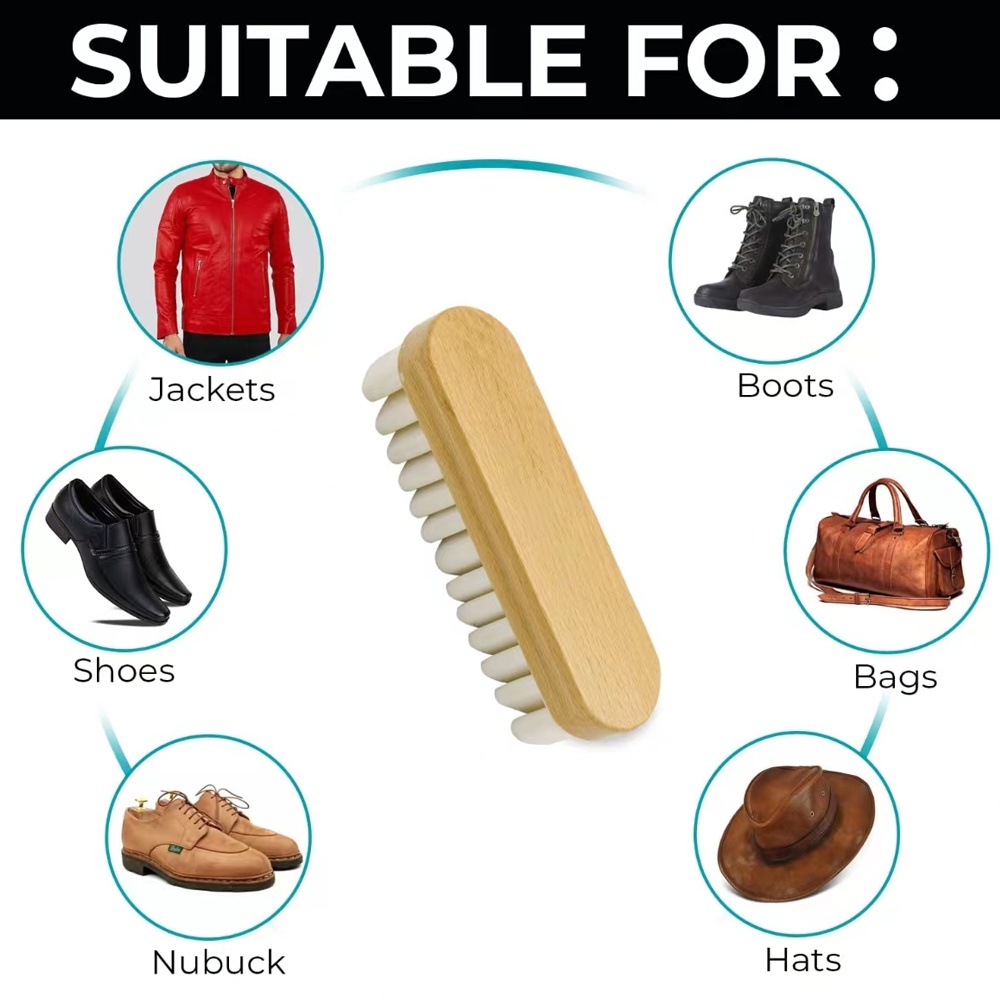 Suede Shoe Brush Soft Rubber Leather Sneakers Scrubber Stain Dust ...