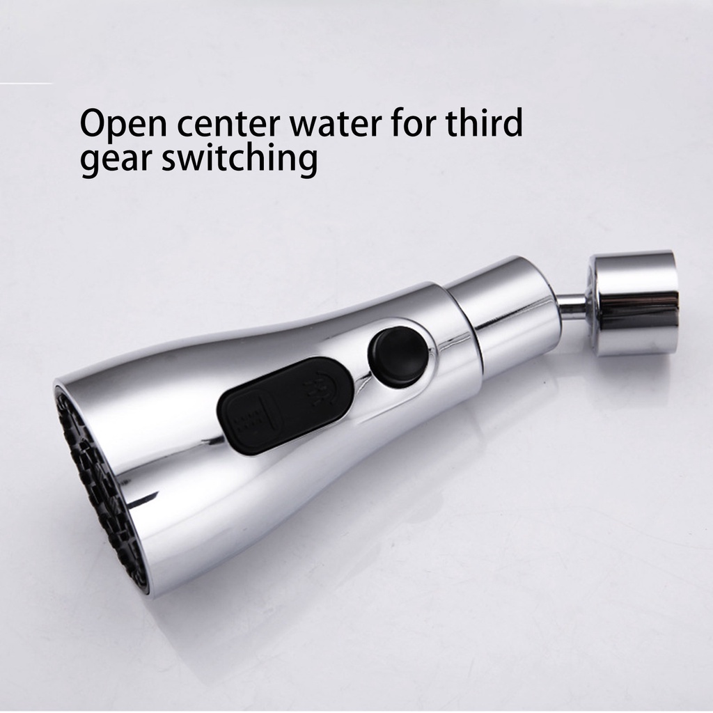 3 Modes Flexible Shower Head Kitchen Tap 360° Rotatable Kitchen Flush ...