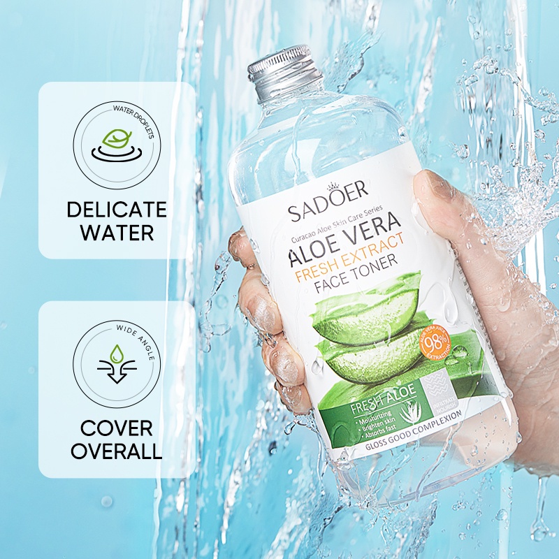 MAY SADOER Aloe Vera Juice Leaf Extract Face Toner Hydrating ...